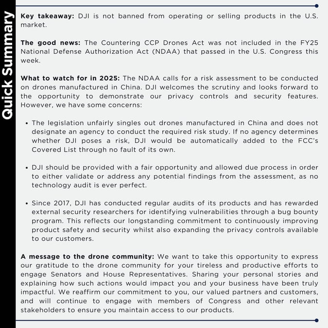 U.S. Congress Finalizes FY25 National Defense Authorization Act (NDAA ...