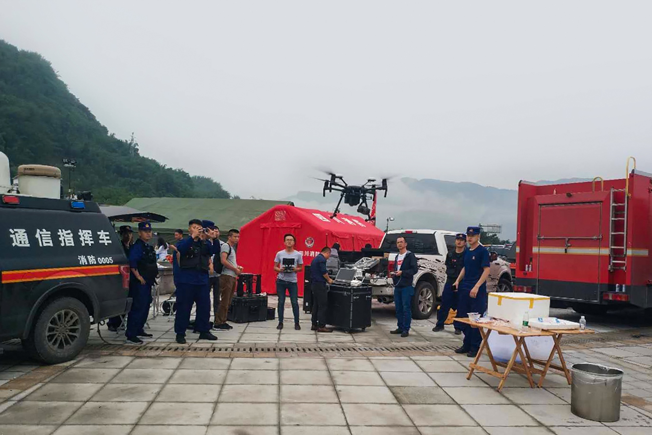 Sichuan Authorities Use Drone Solutions for Disaster Relief Efforts ...